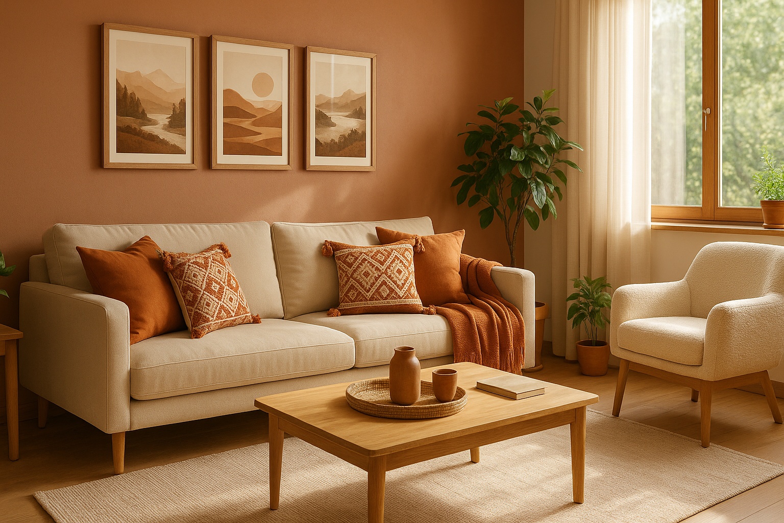 Como usar tons terrosos na decoração em 2025